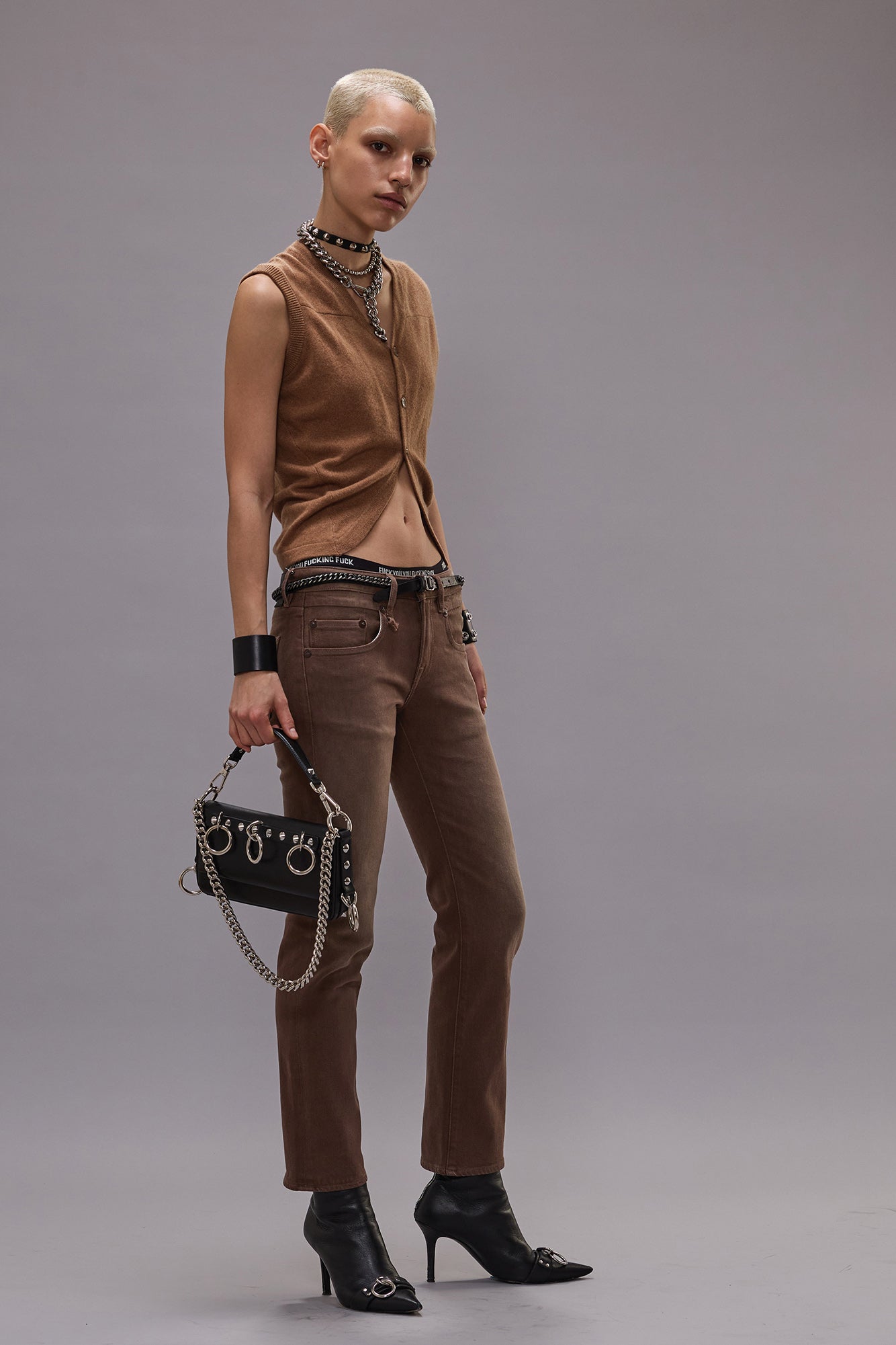 BOY STRAIGHT - CLEAN UMBER STRETCH - R13