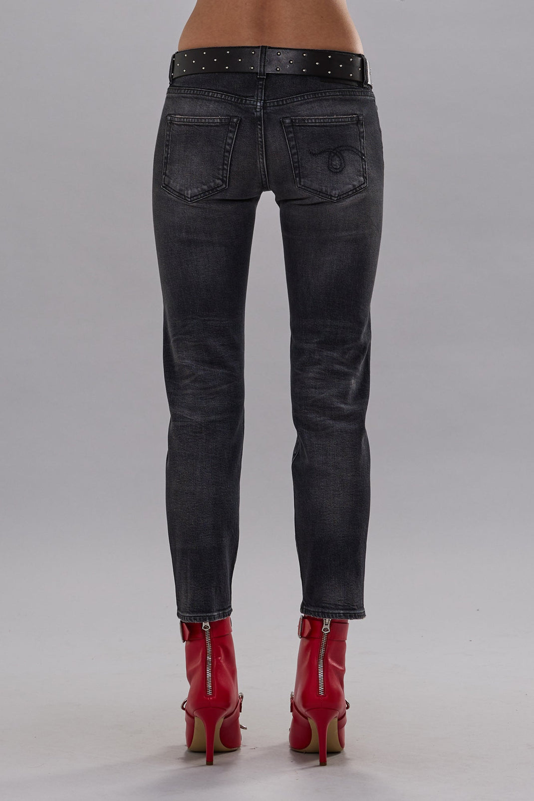 BOY STRAIGHT - ESSEX BLACK STRETCH - R13