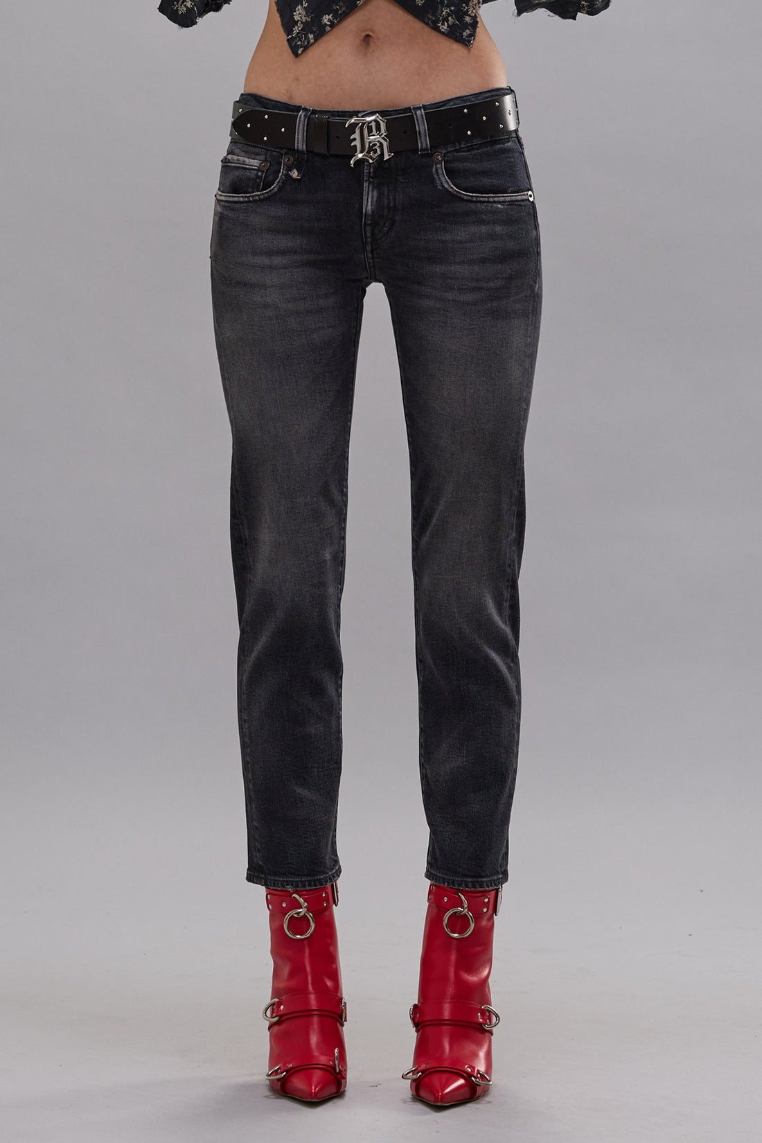 BOY STRAIGHT - ESSEX BLACK STRETCH - R13