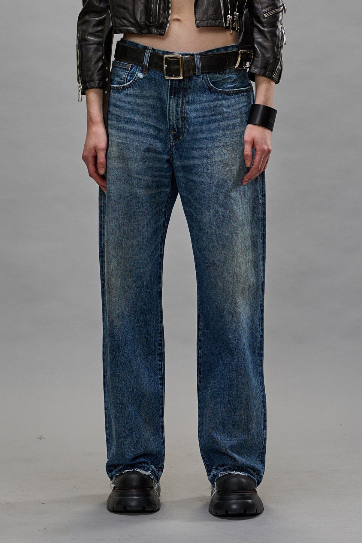 D'ARCY LOOSE JEANS - BARTER INDIGO - R13