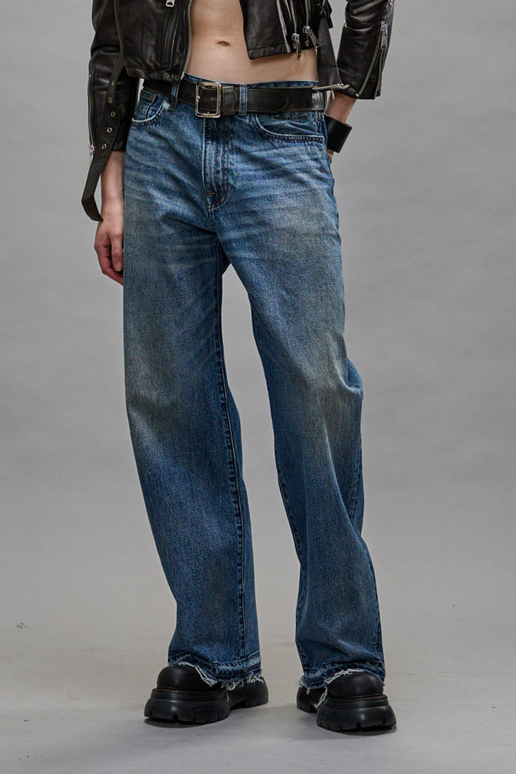 D'ARCY LOOSE JEANS - BARTER INDIGO - R13