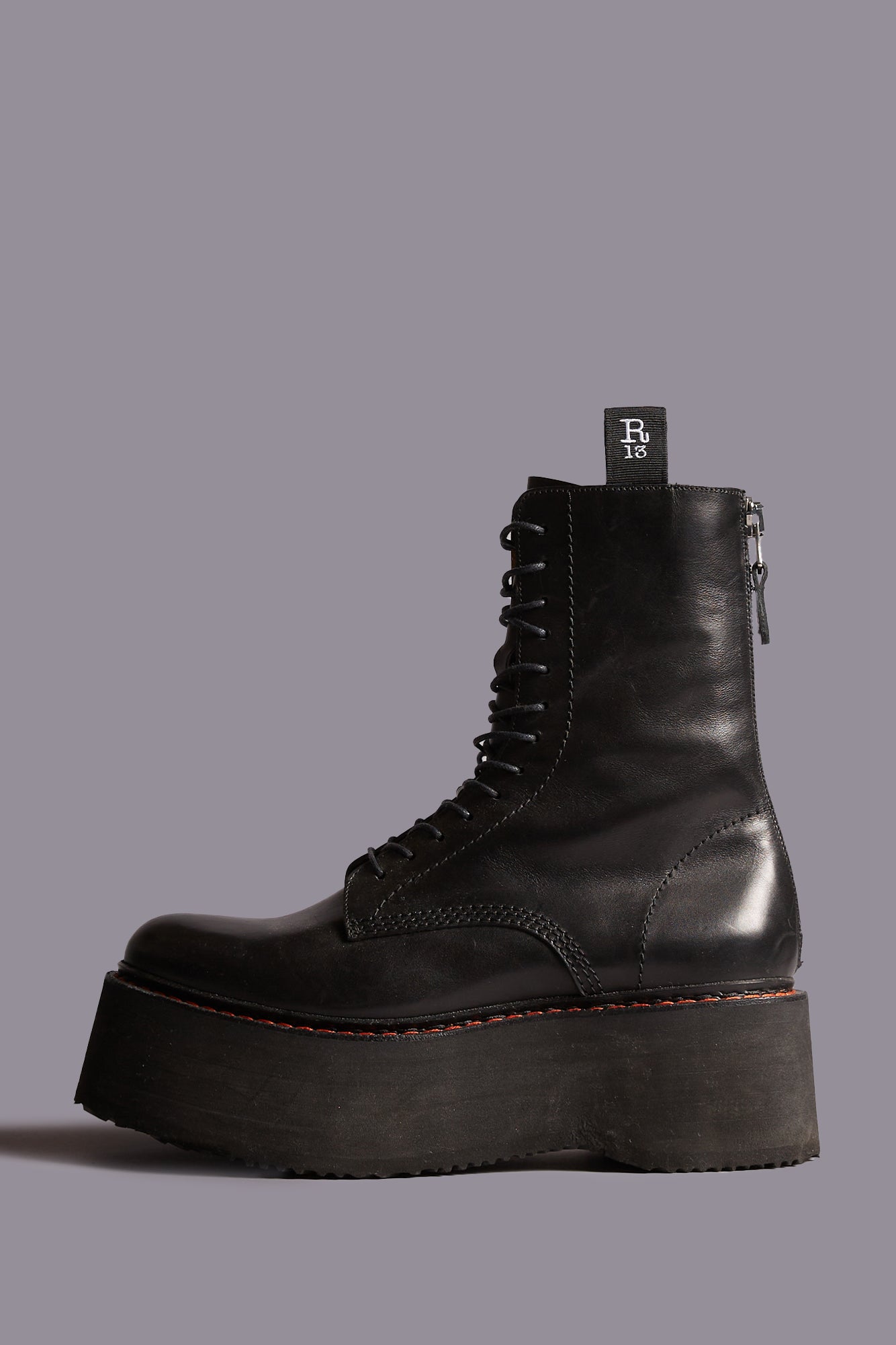 Double Stack Boot - Black - R13 Combat Boots