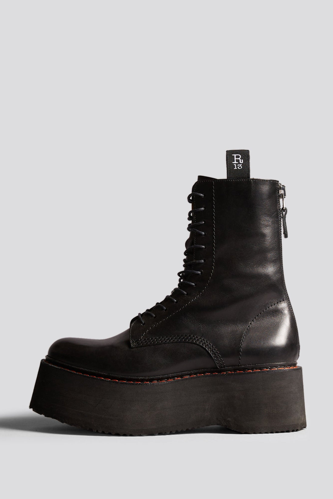 Double Stack Boot - Black - R13 Combat Boots