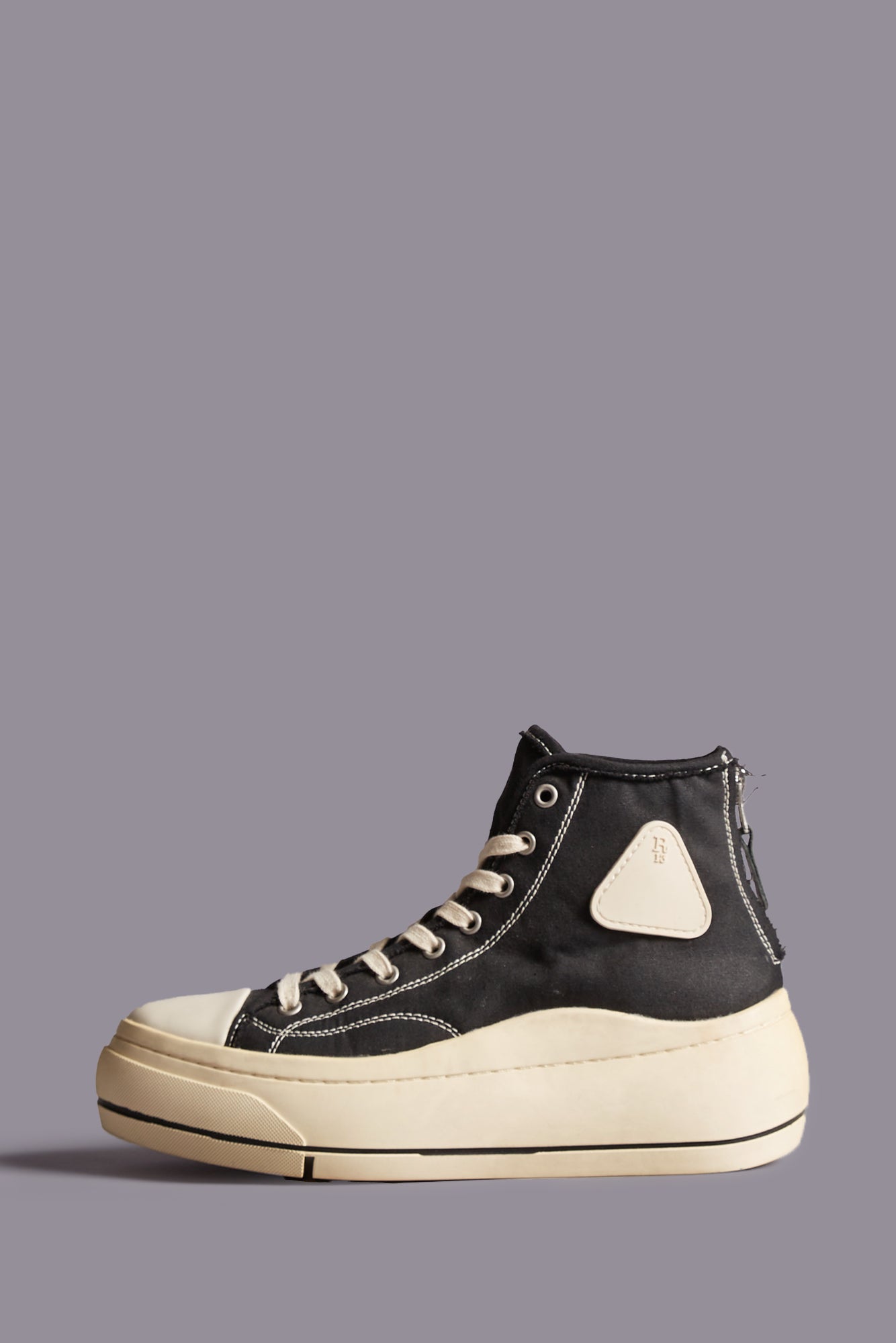 Kurt High Top Sneaker - Black | R13 Denim Official Site