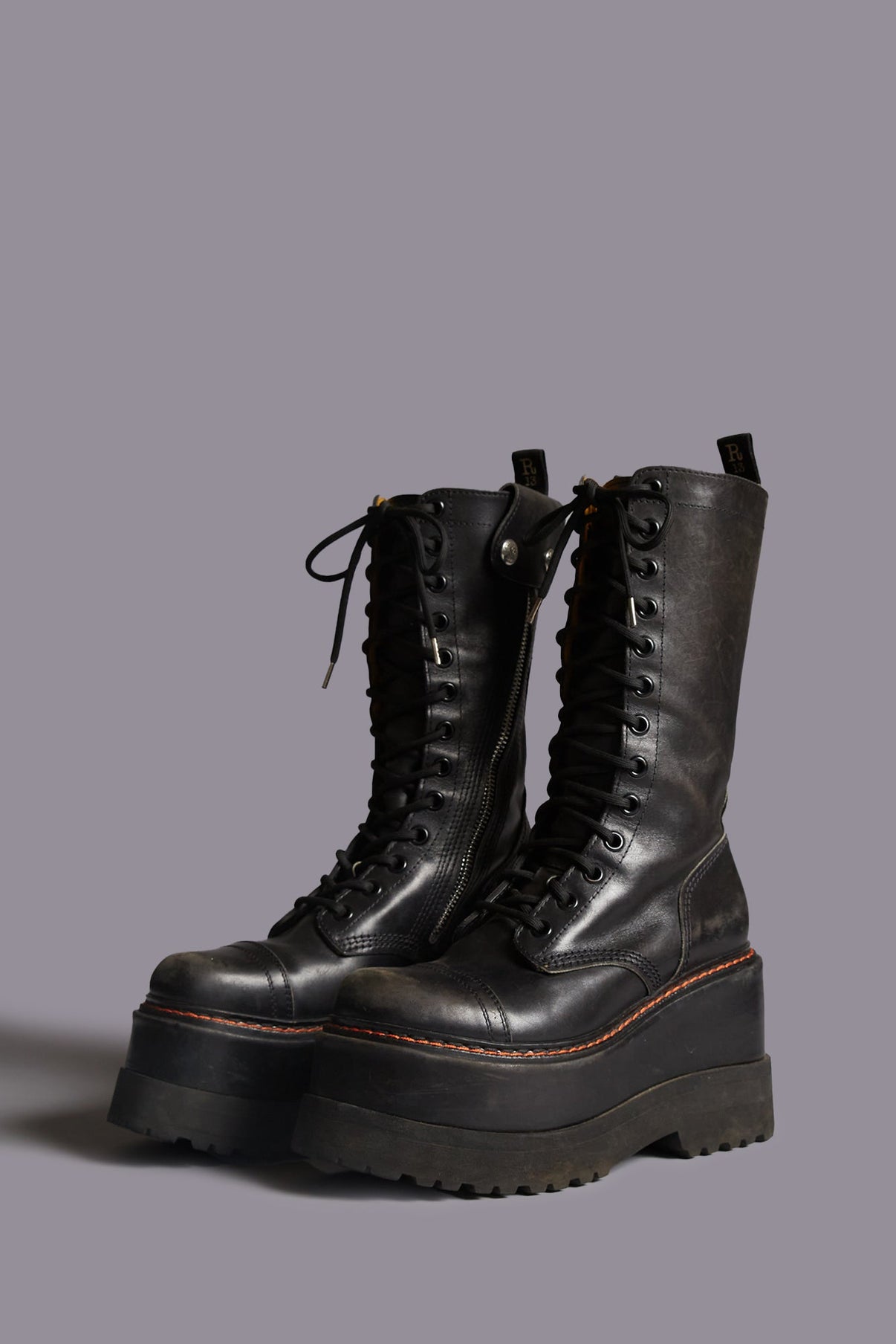 MEDIUM JUMP BOOT - BLACK – R13