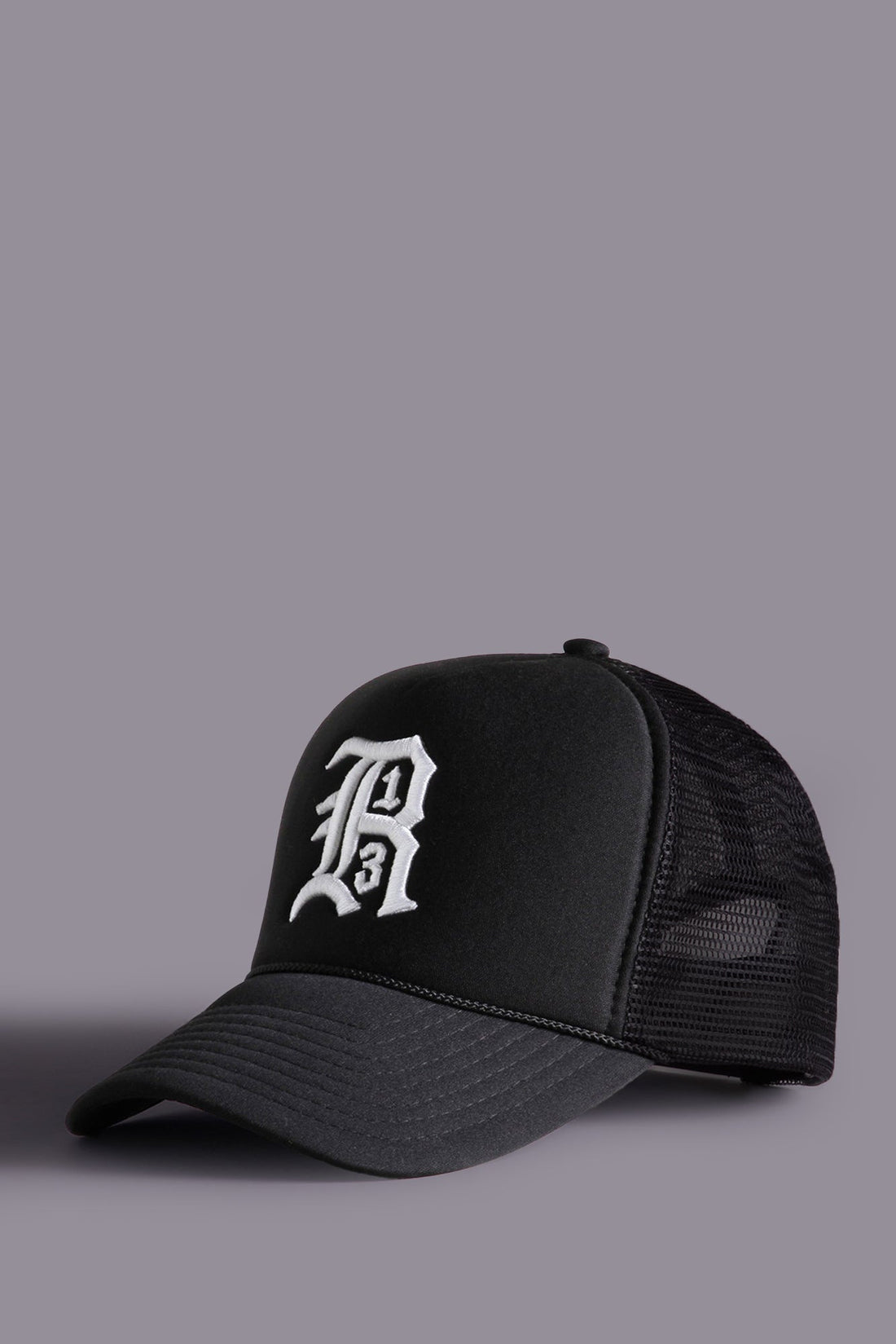 R13 TRUCKER HAT - BLACK