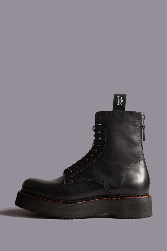 SINGLE STACK BOOT - BLACK – R13