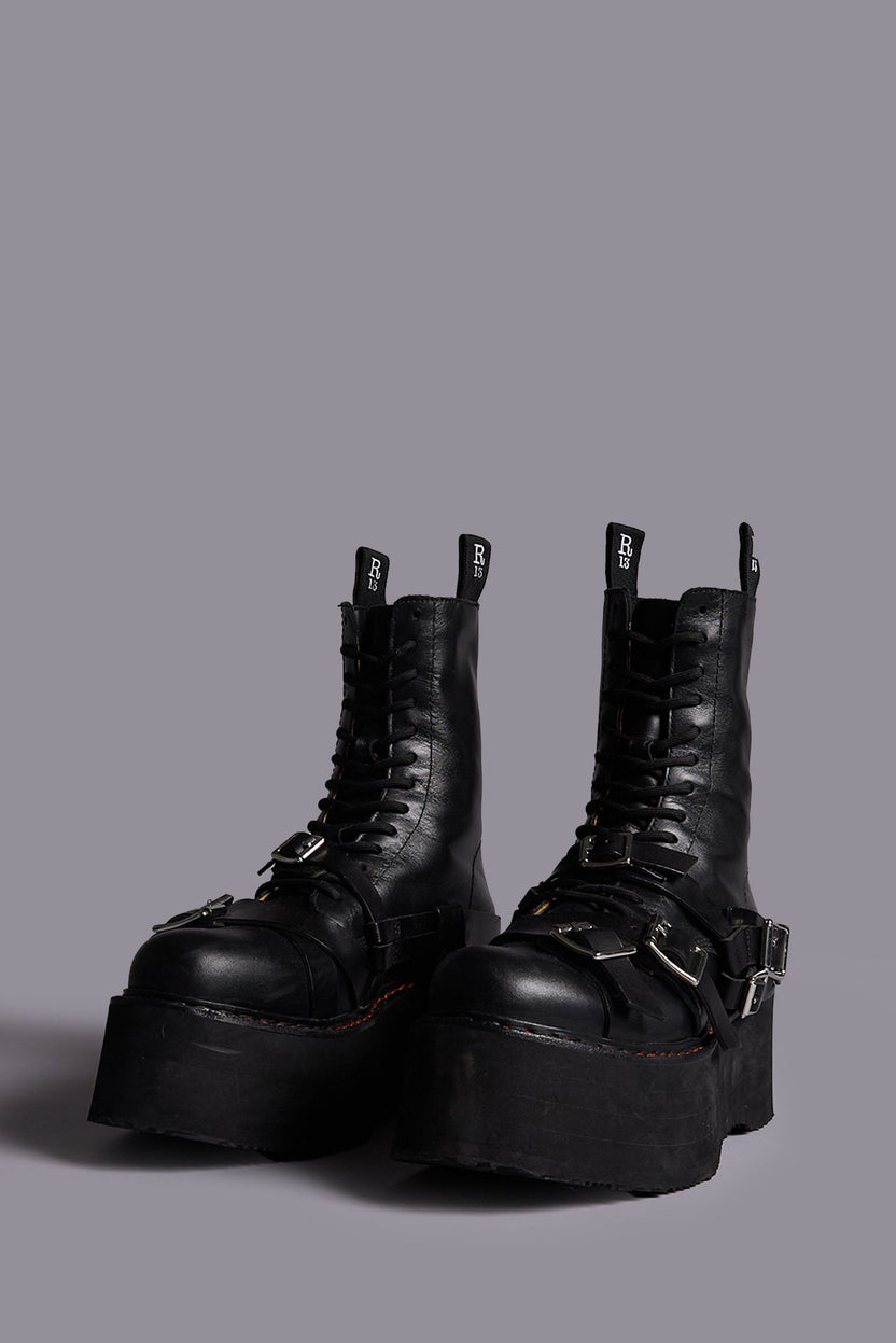 Women's Boots - Platform, Combat, Cowboy, & Shearling Boots - R13