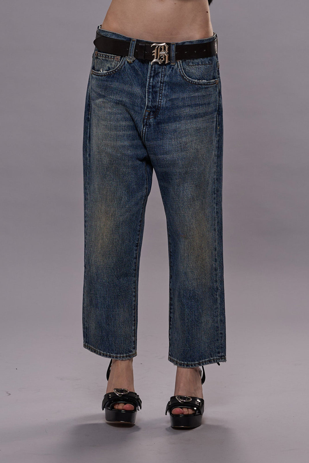 TAILORED DROP JEANS - BARTER INDIGO - R13