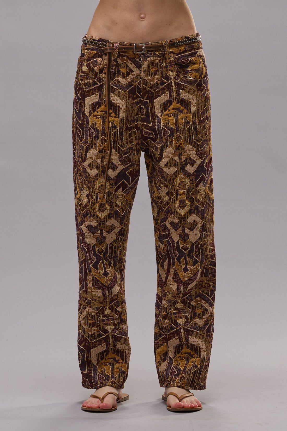 X-BOYFRIEND JEAN - GEO BROWN JACQUARD - R13