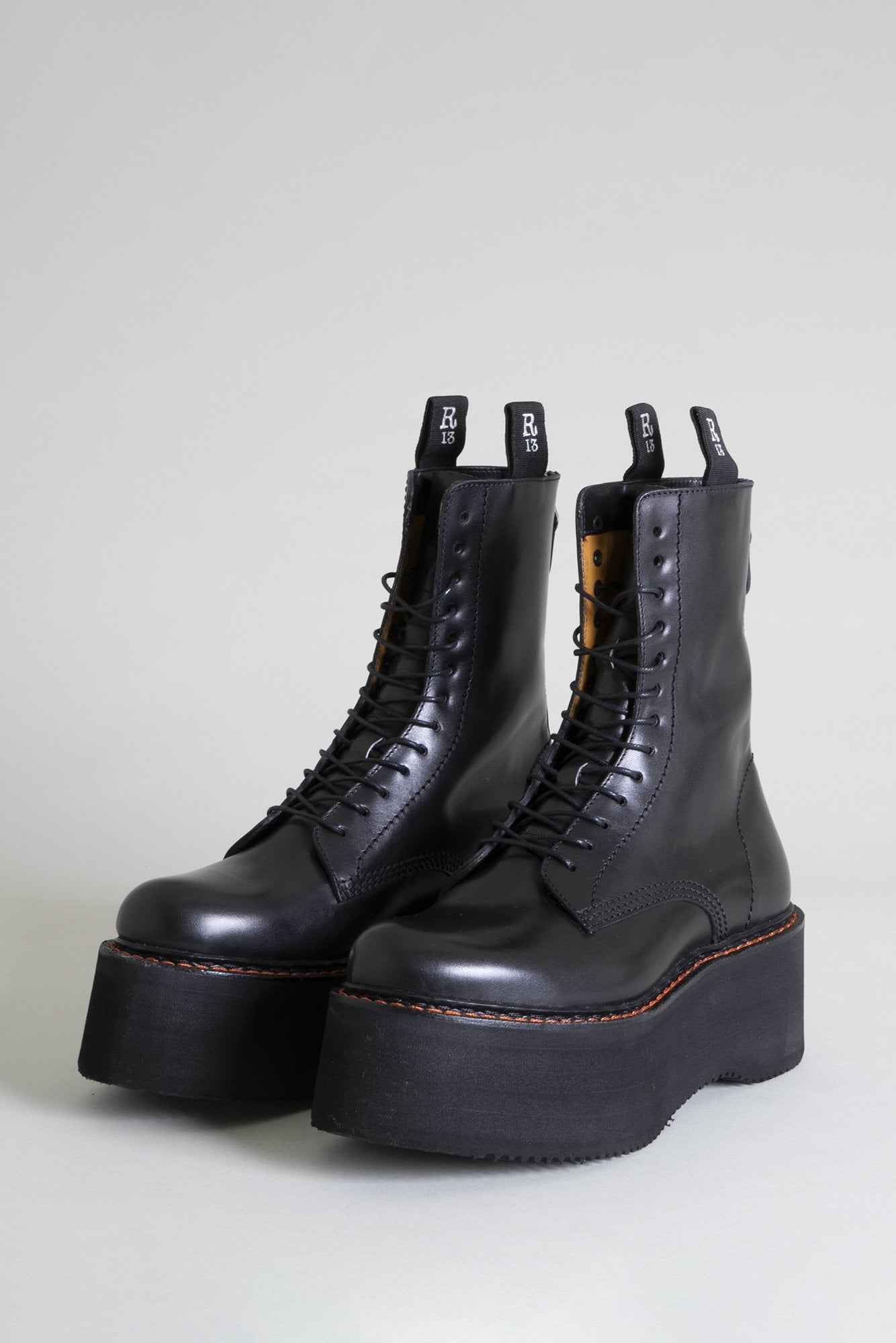 Double Stack Boot - Black - R13 Combat Boots