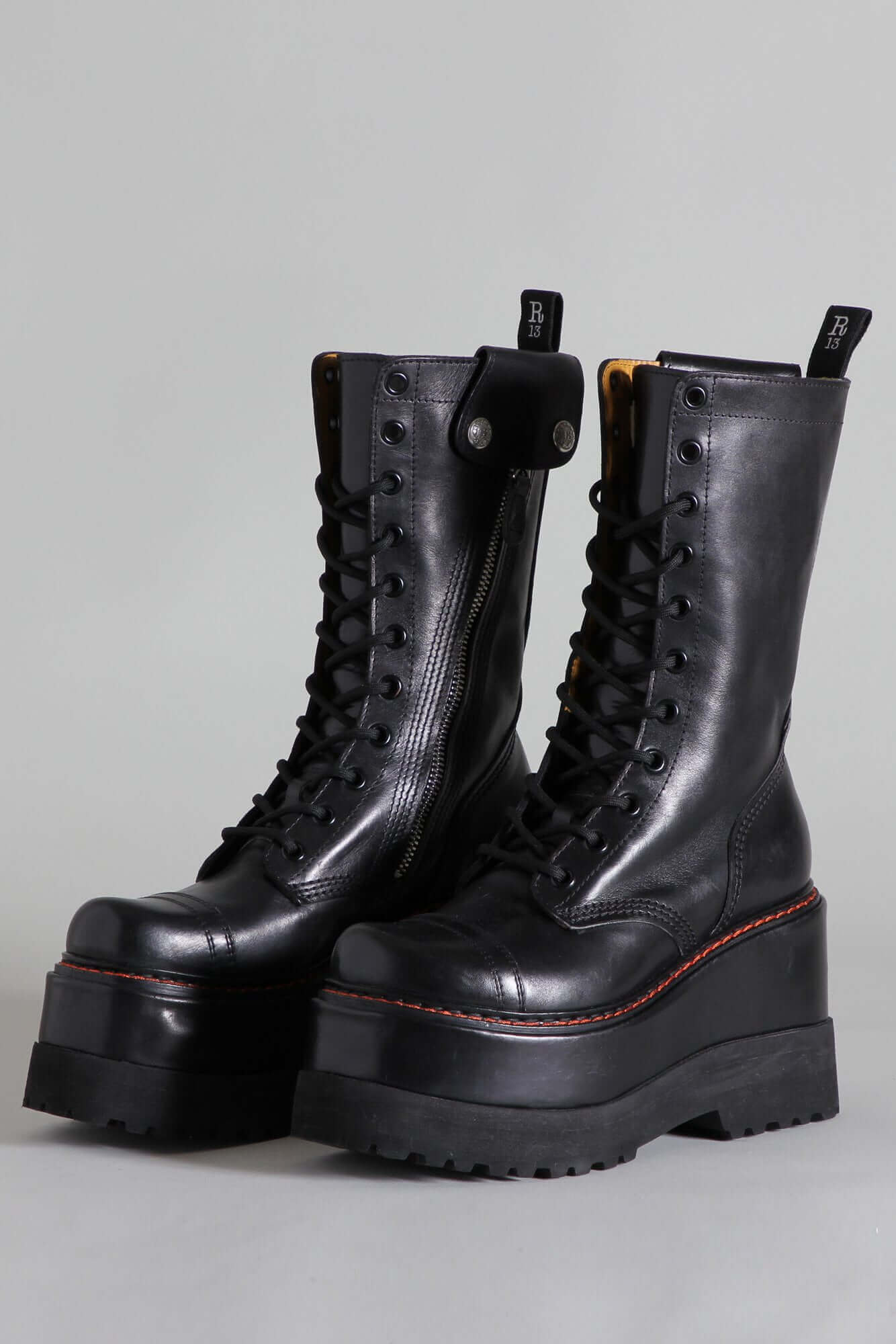 MEDIUM JUMP BOOT - BLACK – R13