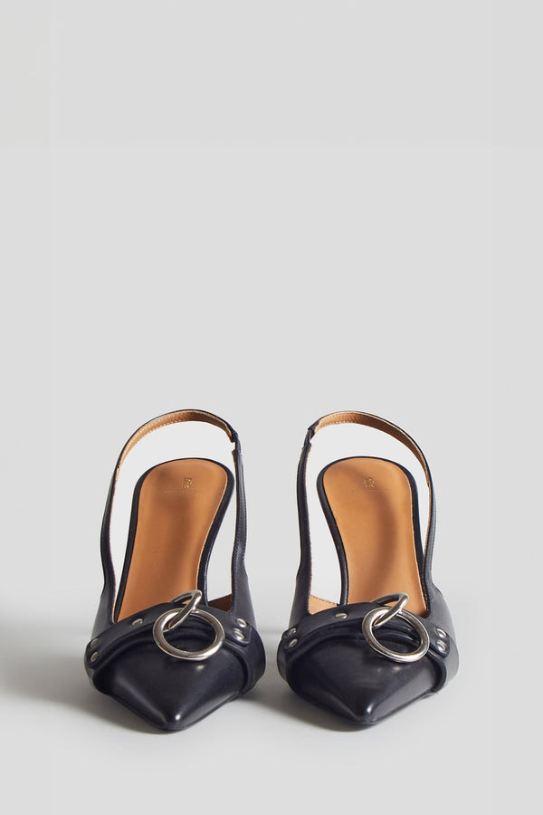 SID HARNESS HEEL - BLACK – R13