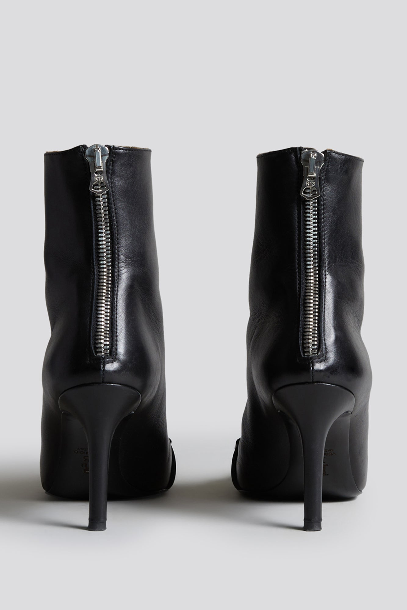 SID HEELED HARNESS BOOT - BLACK – R13